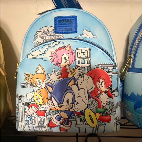 Loungefly | Bags | Loungefly Sonic The Hedgehog Blue Backpack | Poshmark